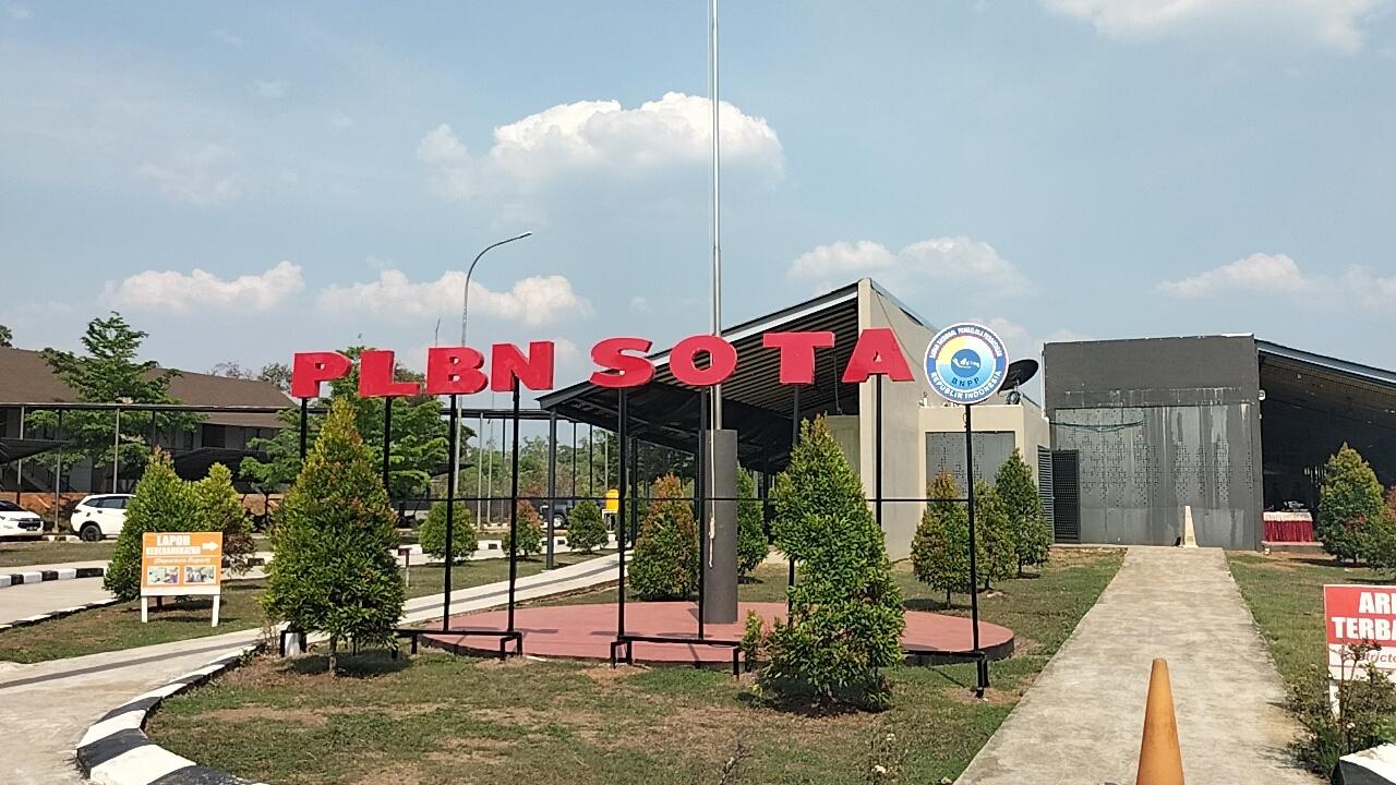 FOTO PLBN Sota, Simbol Kehadiran Negara di Perbatasan Paling Timur ...