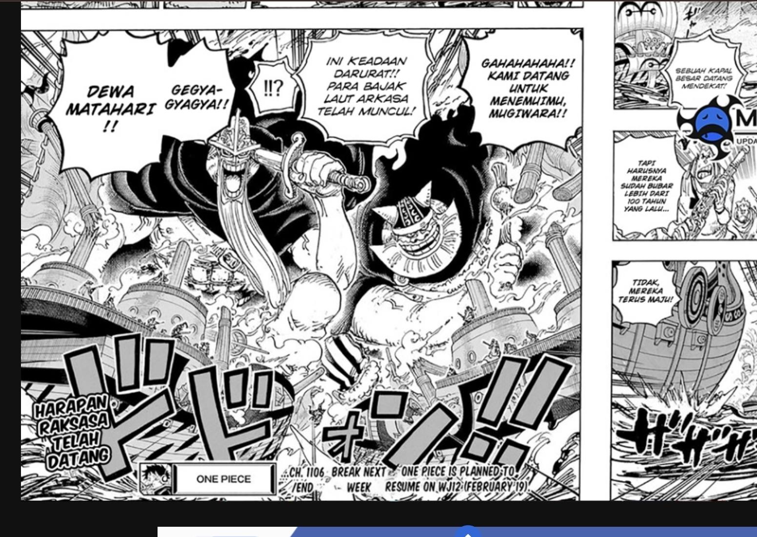 Link Baca Manga One Piece 1106, Bonney Akhirnya Melihat Luffy dalam ...