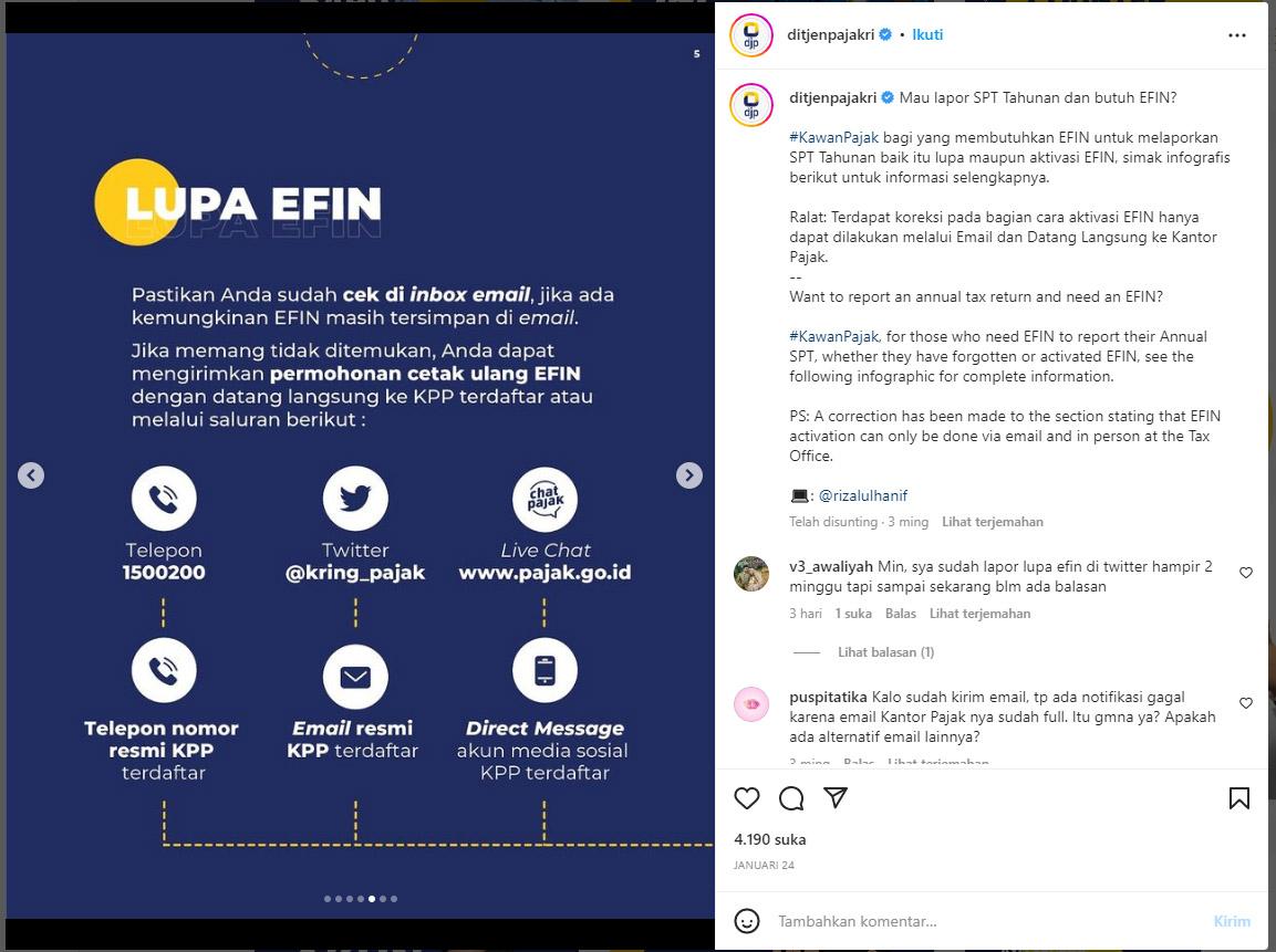 Mau Lapor SPT Pajak Tapi Lupa Kode EFIN? Ini Solusinya - Halaman 2 - Tribunjakarta.com