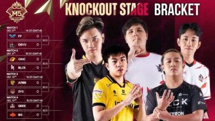 Jadwal Knockout Stage M5 World Championship Mobile Legends, Intip Klasemen Akhir - Tribunjambi.com