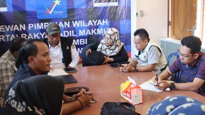 KPU Provinsi Jambi Lakukan Verifikasi Faktual Kepengurusan dan Keanggotaan Partai Prima ...