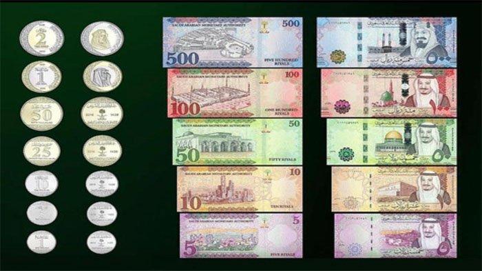 Yuk Kenali Uang Riyal Saudi, Terkecil 1 Halala Senilai Rp 40 Terbesar ...