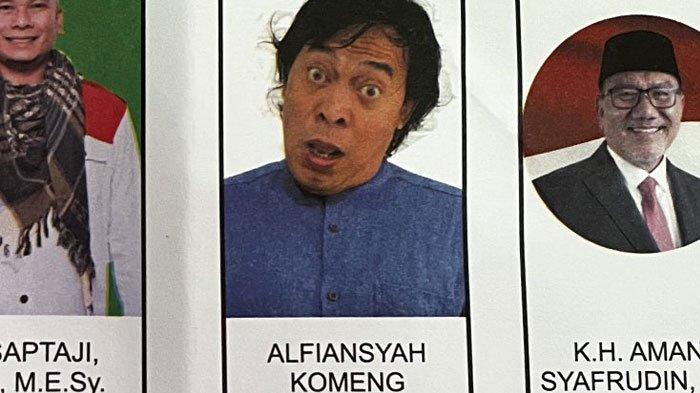 Viral Foto Komeng di Surat Suara, Berani Tampil Nyeleneh - Tribunjambi.com