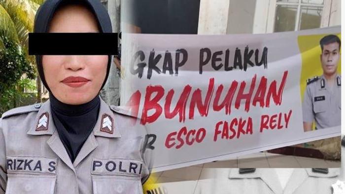 Suratan Buah Cinta Pasangan Polisi usai Briptu Rizka jadi Tersangka Maut Brigadir Esco ...