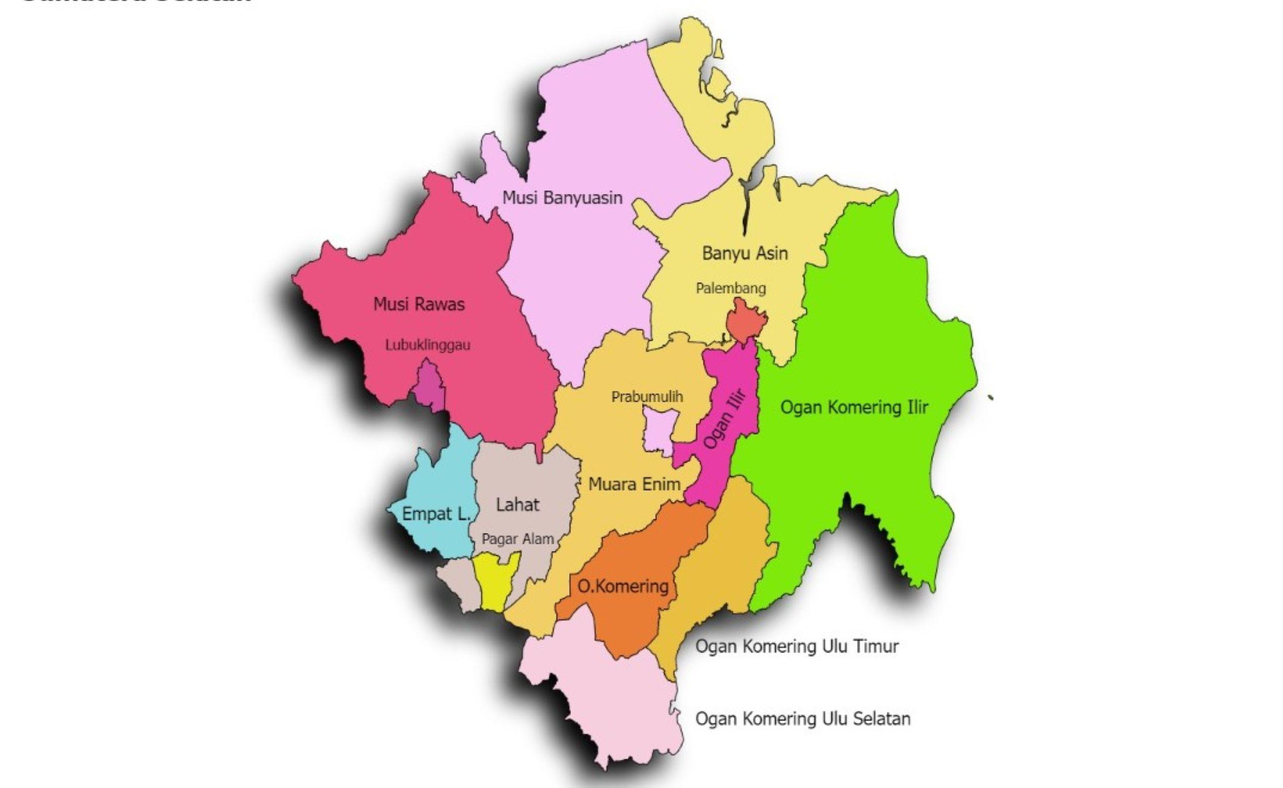 Daftar 8 Daerah Provinsi Sumatera Selatan Masuk Wacana Pemekaran ...