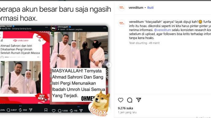 Beredar Foto Ahmad Sahroni dan Istri Umroh Hingga Diduga Kabur ke Arab ...