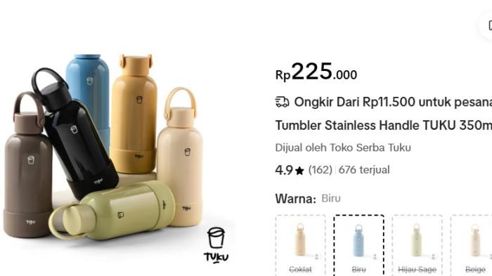 Berapa Harga Tumbler Tuku Milik Penumpang yang Hilang Hingga Petugas ...