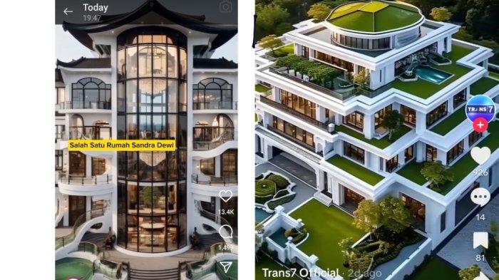 Foto-foto 3 Rumah Sandra Dewi Jadi Sorotan Setelah Harvey Moeis ...