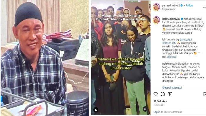 Peran Diding, Ketua RT Yang Terlibat Dalam Pengeroyokan Mahasiswa ...