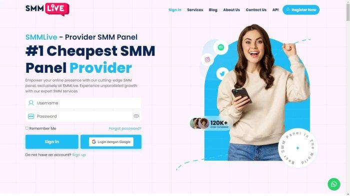 Solusi Kebutuhan SMM Panel Termurah untuk Kamu, Djuragansosmed & SMMLive! - Halaman all ...