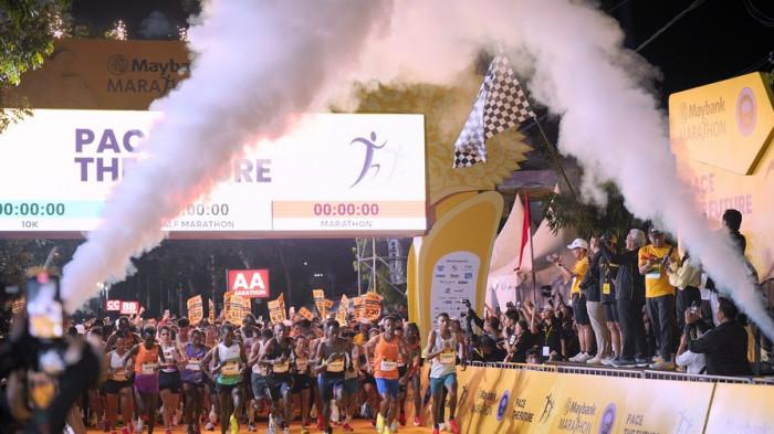 Bali Menyala! 13 Ribu Peserta dari 52 Negara Ramaikan Maybank Marathon 2025 - Tribunjateng.com