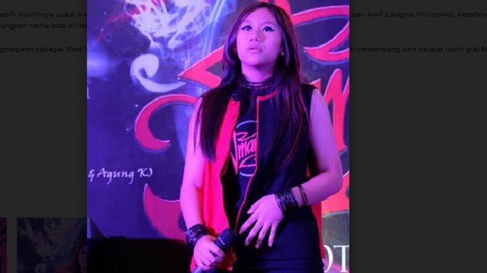 BUAH BIBIR: Aretha Nethania Putri Osadi Banting Stir Jadi Vokalis ...