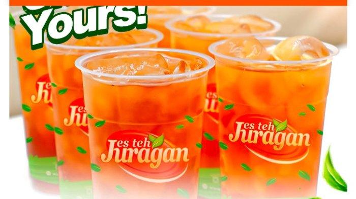 Segini Harga Franchise ES TEH JURAGAN, Minuman Es Teh Jumbo Viral ...