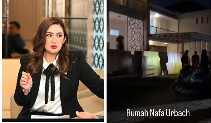 Rumah Nafa Urbach di Kawasan Elit Bintaro Dijarah Massa Minggu Dini Hari - Tribunjateng.com