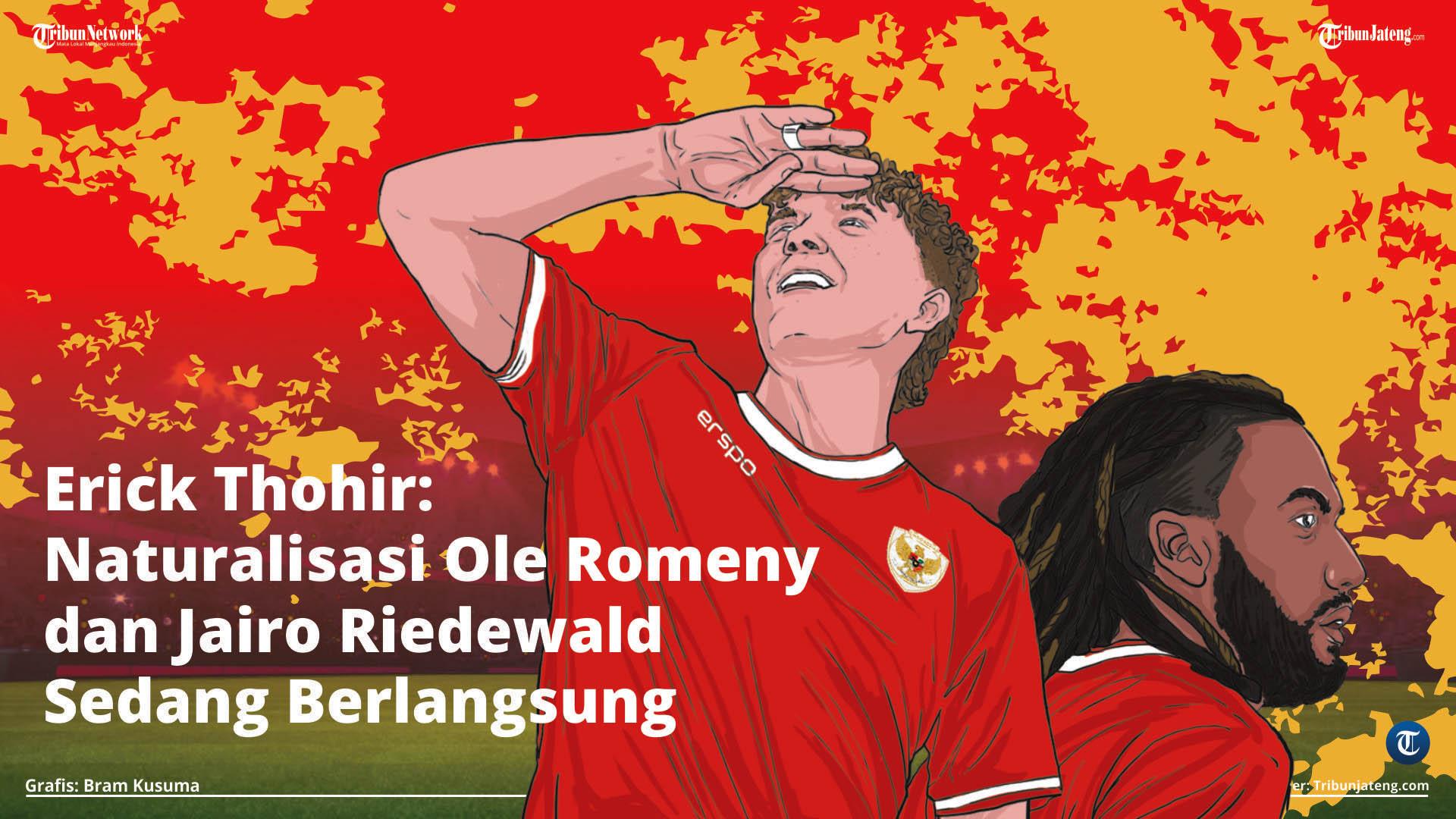INFOGRAFIS Profil Ole Romeny dan Jairo Riedewald - Tribunjateng.com