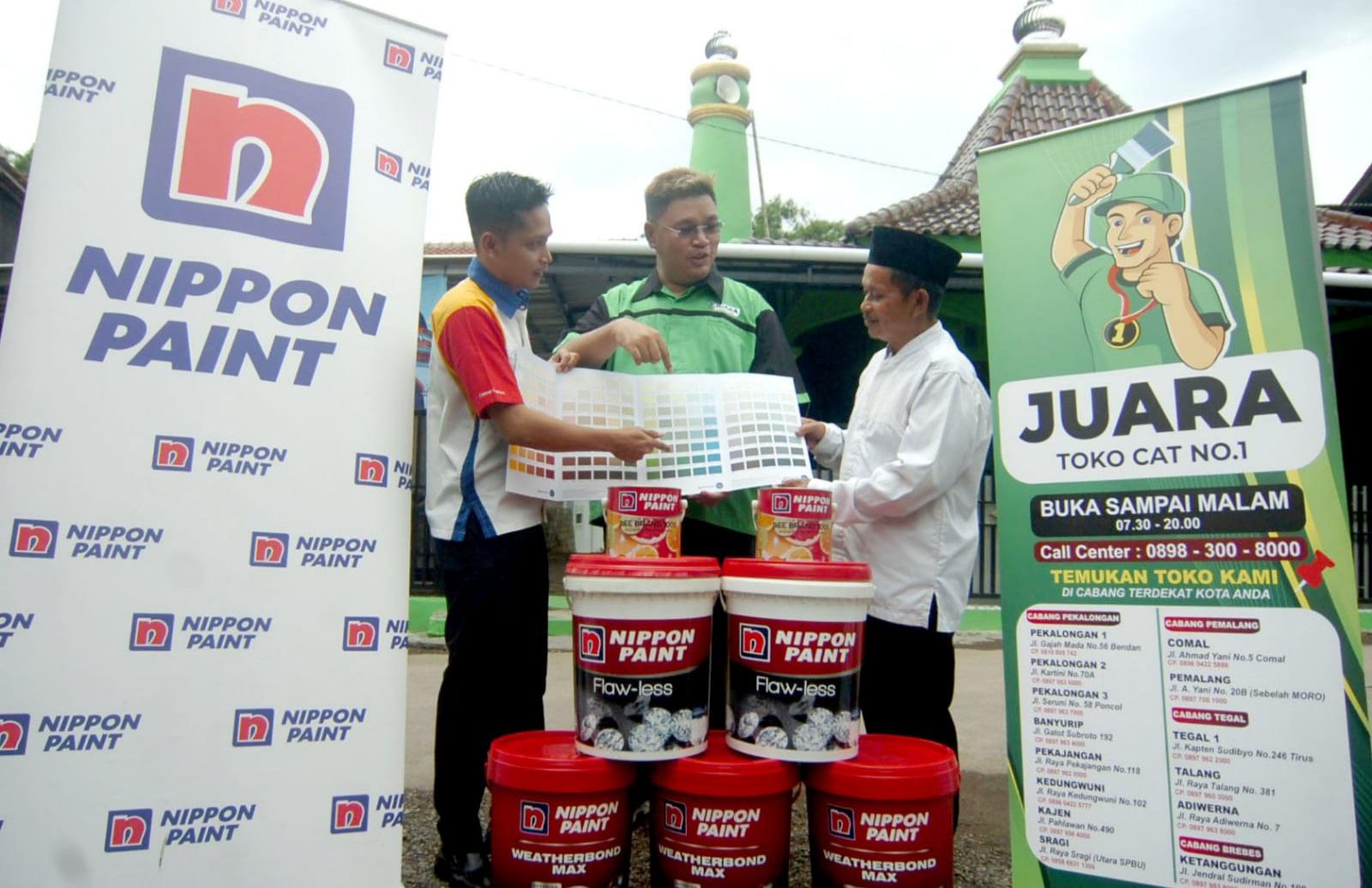 Nippon Paint Donasikan 2.450 Liter Cat untuk 70 Musala, Diantaranya ...
