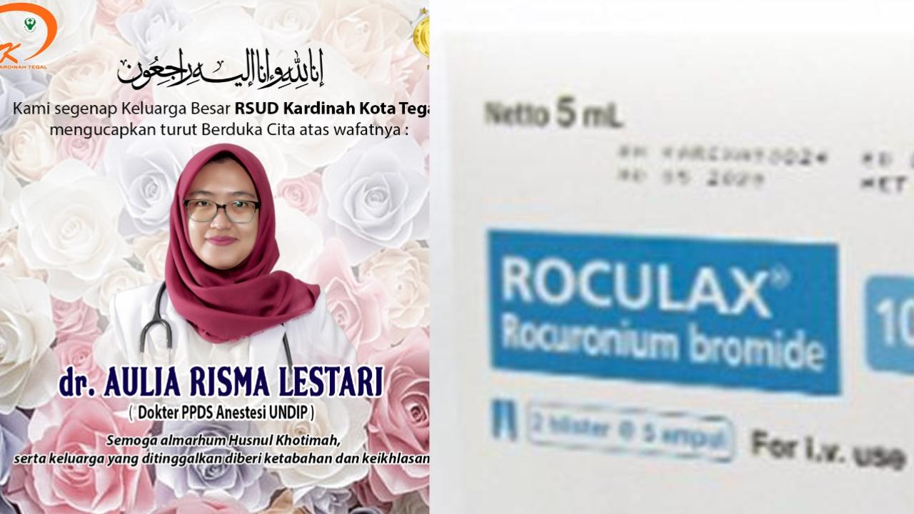 Apa Itu Obat Keras Roculax? Disuntikkan di Tubuh Dokter Aulia Risma ...