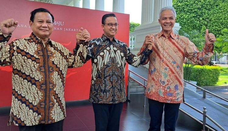 Makna Motif Batik Parang yang Dikenakan Bacapres saat Makan Siang ...