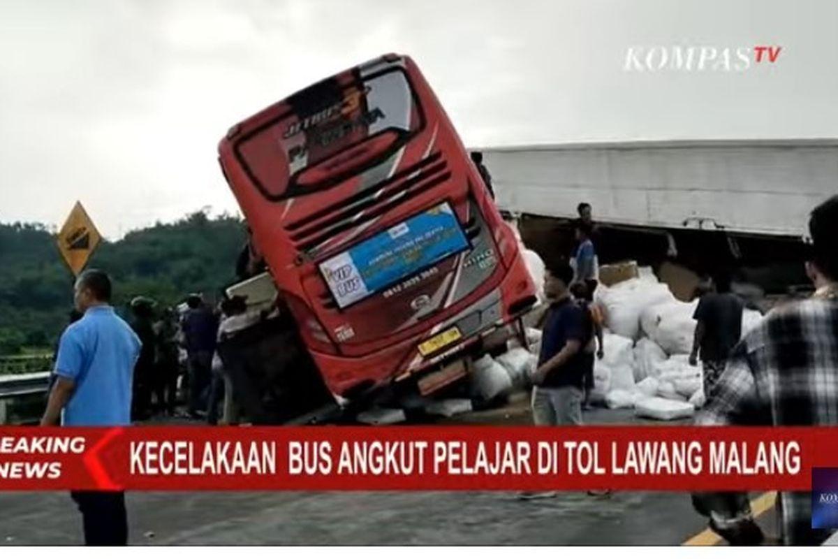 Daftar Korban Kecelakaan Maut Bus vs Truk di Jalan Tol Lawang, Dilarikan ke 4 Rumah Sakit ...