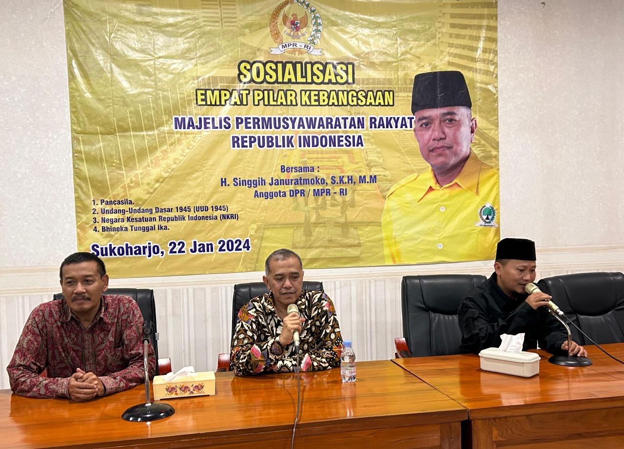 Sosialisasikan 4 Pilar Kebangsaan, Singgih Januratmoko Ingatkan Jaga ...