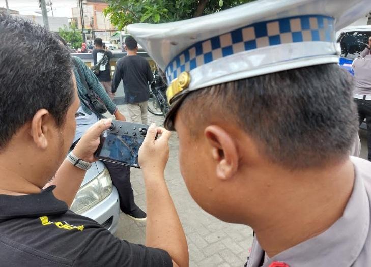 Video ETLE Drone Mulai Diujicoba di Karanganyar - Tribunjateng.com