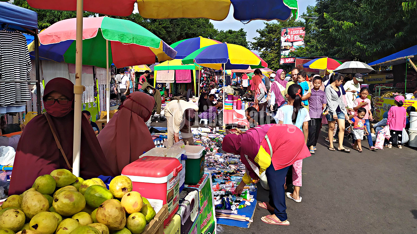 Pasar Minggon Purwokerto Belum Mulai Masuk New Normal - Tribunjateng.com