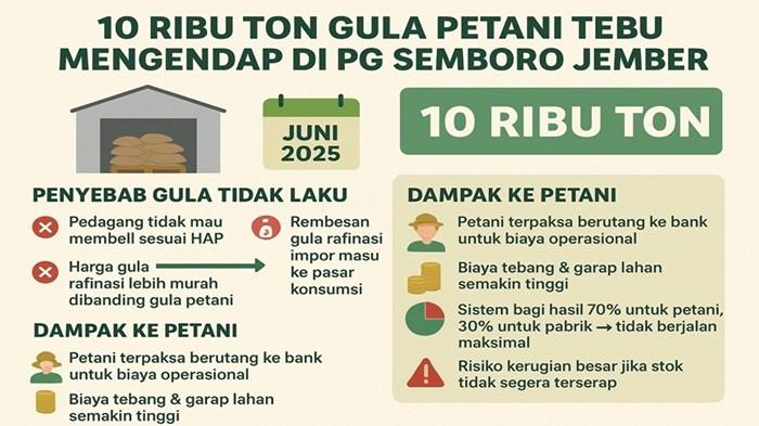 Diserbu Gula Rafinasi Impor, 10 Ribu Ton Gula Petani Tidak Laku di ...