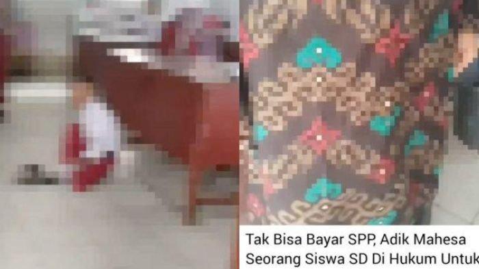 Akhir Nasib Siswa SD yang Dihukum Duduk di Lantai Sekolah Akibat Belum Bayar SPP - Tribunjatim.com