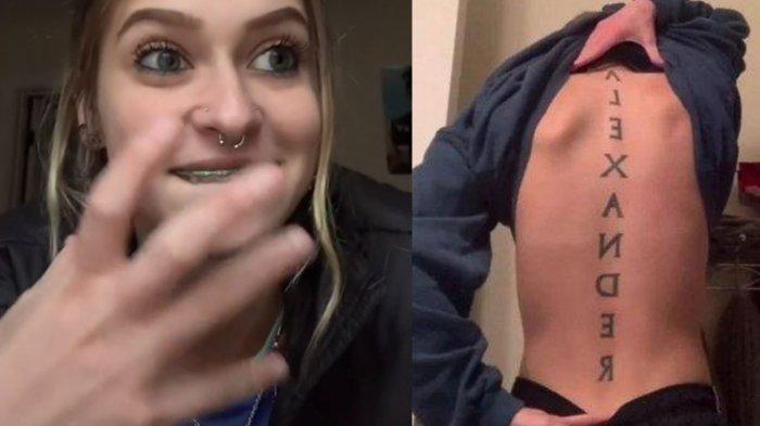 Viral Seleb TikTok Tato Permanen Nama Pacar di Punggung, Seminggu ...