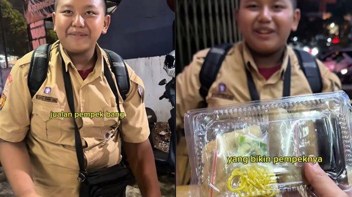 Tak Malu Jualan Pempek Buatan Ibu, Hafizh Bantu Ortu Cari Nafkah, Kaget Dagangan Diborong Rp2 ...