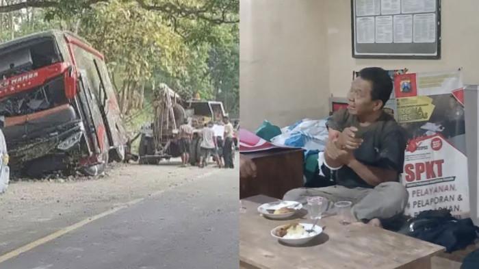 Sopir Bus Rombongan RS Bina Sehat Jember Pasrah Rem Blong, Perasaan Sudah Tak Enak - Tribunjatim.com