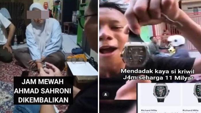 Curhat Penjarah Mendadak Bingung usai Ambil Jam Tangan Richard Mille Milik Ahmad Sahroni ...