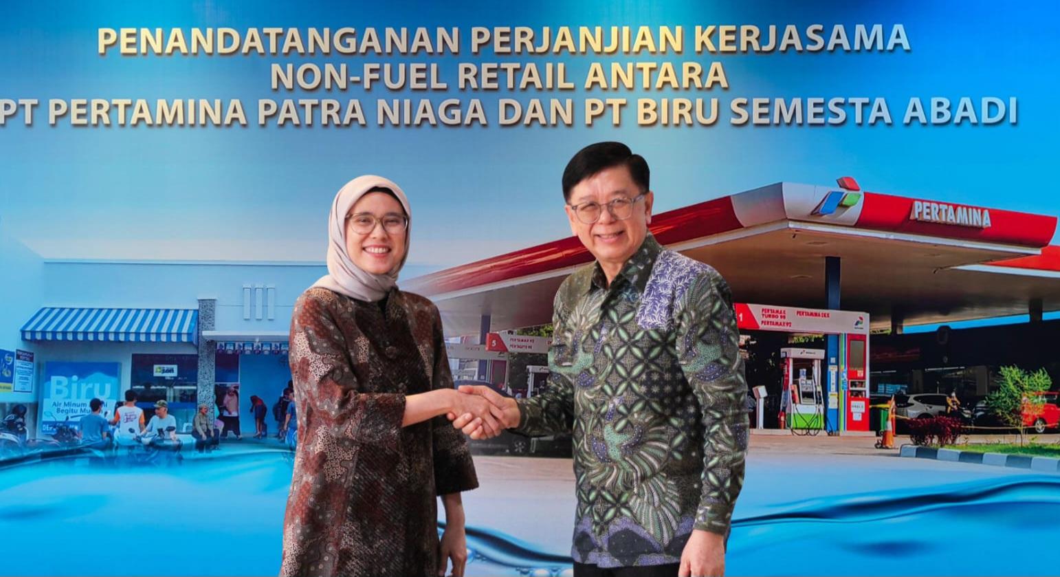 Hadirkan Gerai di Area SPBU, Biru Semesta Abadi resmi Jalin Kerjasama ...