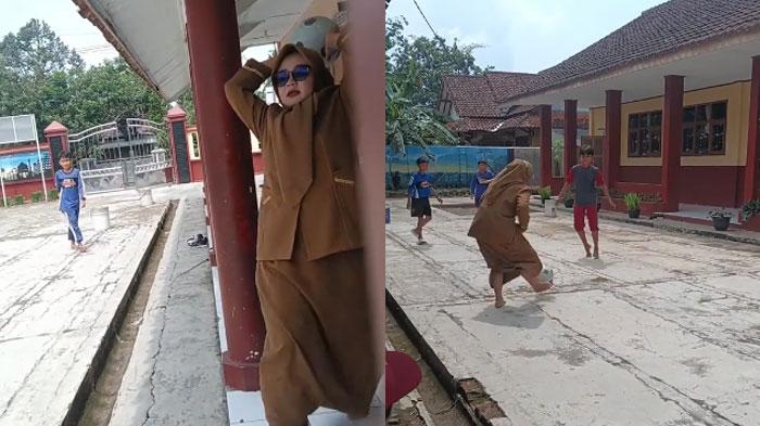 Sosok Bu Puji Guru Viral Main Sepak Bola Bisa Freestyle Pakai Rok ...