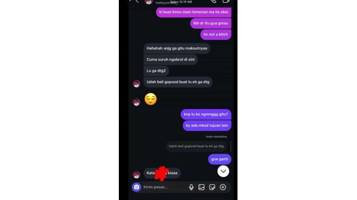 Viral Isi Chat Diduga Hokky Caraka Goda Pegawai Hotel saat Masih Pacaran dengan Jessica ...