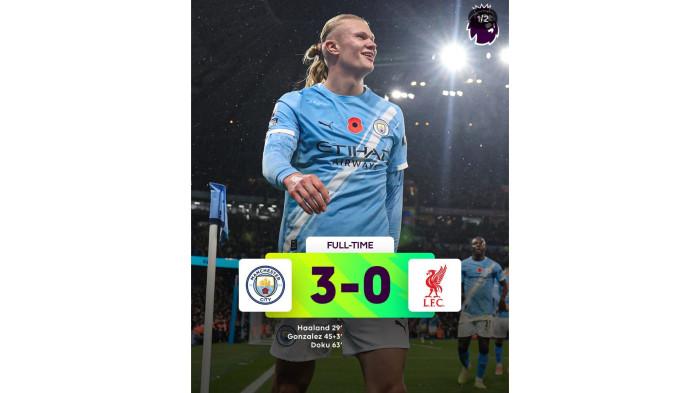 Manchester City 3-0 Liverpool, Sinyal Serius Perburuan Gelar Liga ...