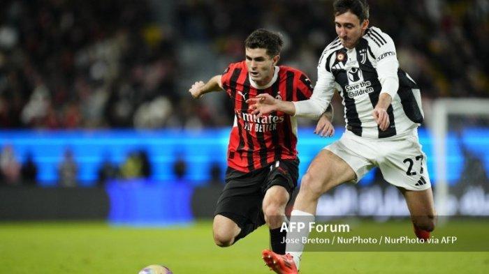Juventus 1-2 AC Milan: Debut Comeback Spektakuler Sergio Conceicao di Piala Super Italia ...