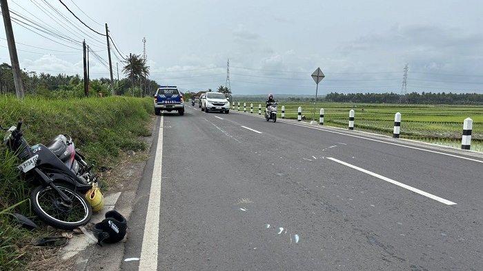 Pemotor Tabrak Tanggul Irigasi Hingga Terluka di Lendah Kulon Progo - Tribunjogja.com