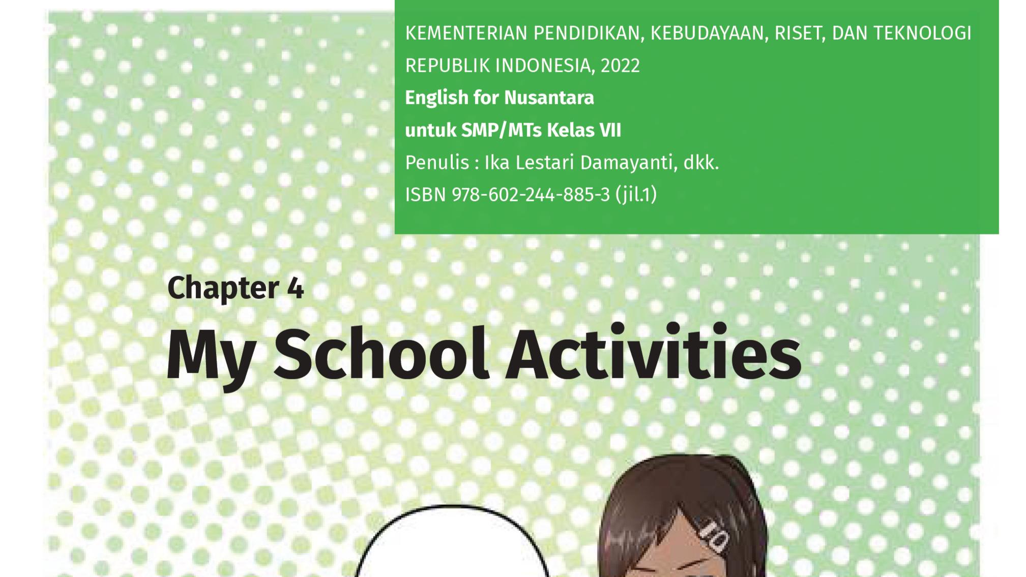 Materi Bahasa Inggris Kelas 7 SMP Kurikulum Merdeka Chapter 4 Unit 1: Bahas Jadwal Kelas ...