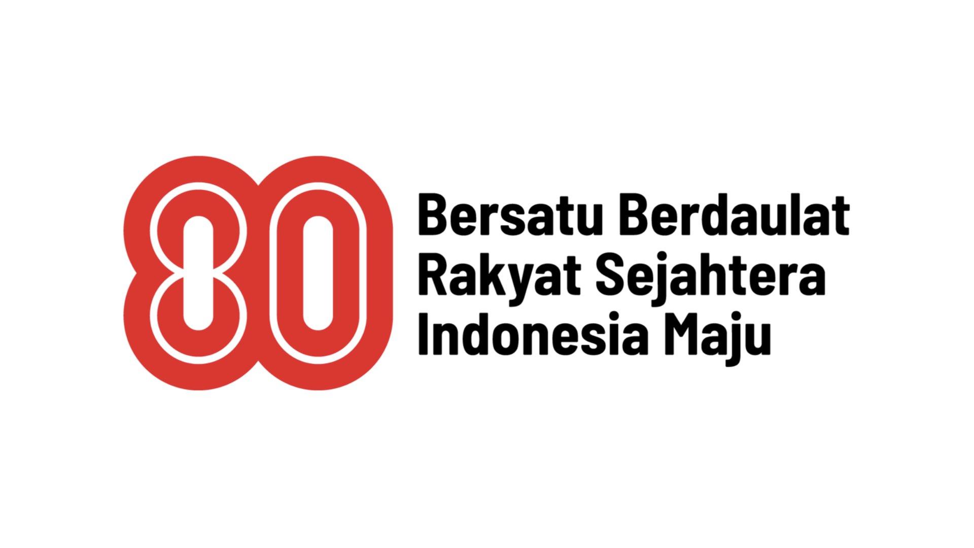 Download Logo Resmi HUT ke-80 RI Tahun 2025: JPG, PNG, Vector, Umbul ...