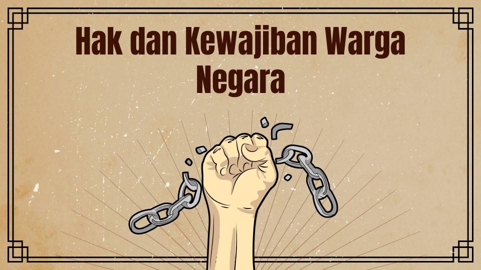 PKN Kelas 10: Hak dan Kewajiban Warga Negara Indonesia dalam Berbagai ...