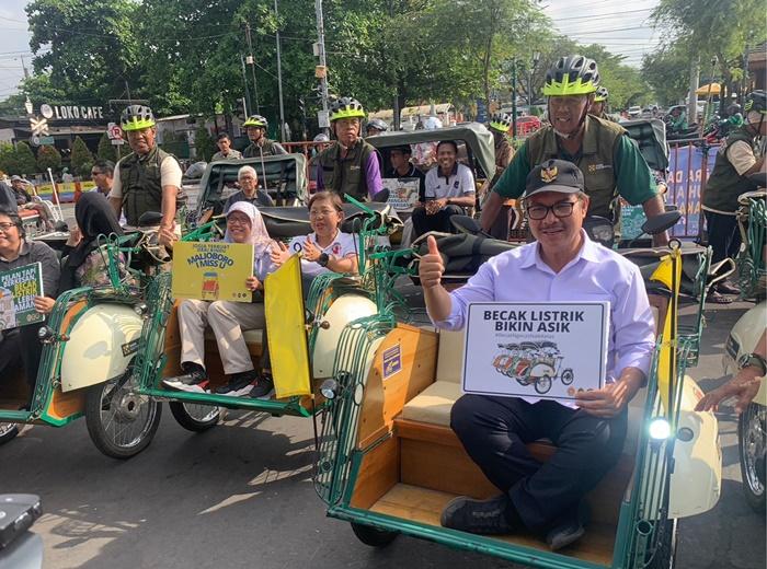 Becak Kayuh Listrik di Malioboro Jadi Simbol Transformasi Transportasi ...