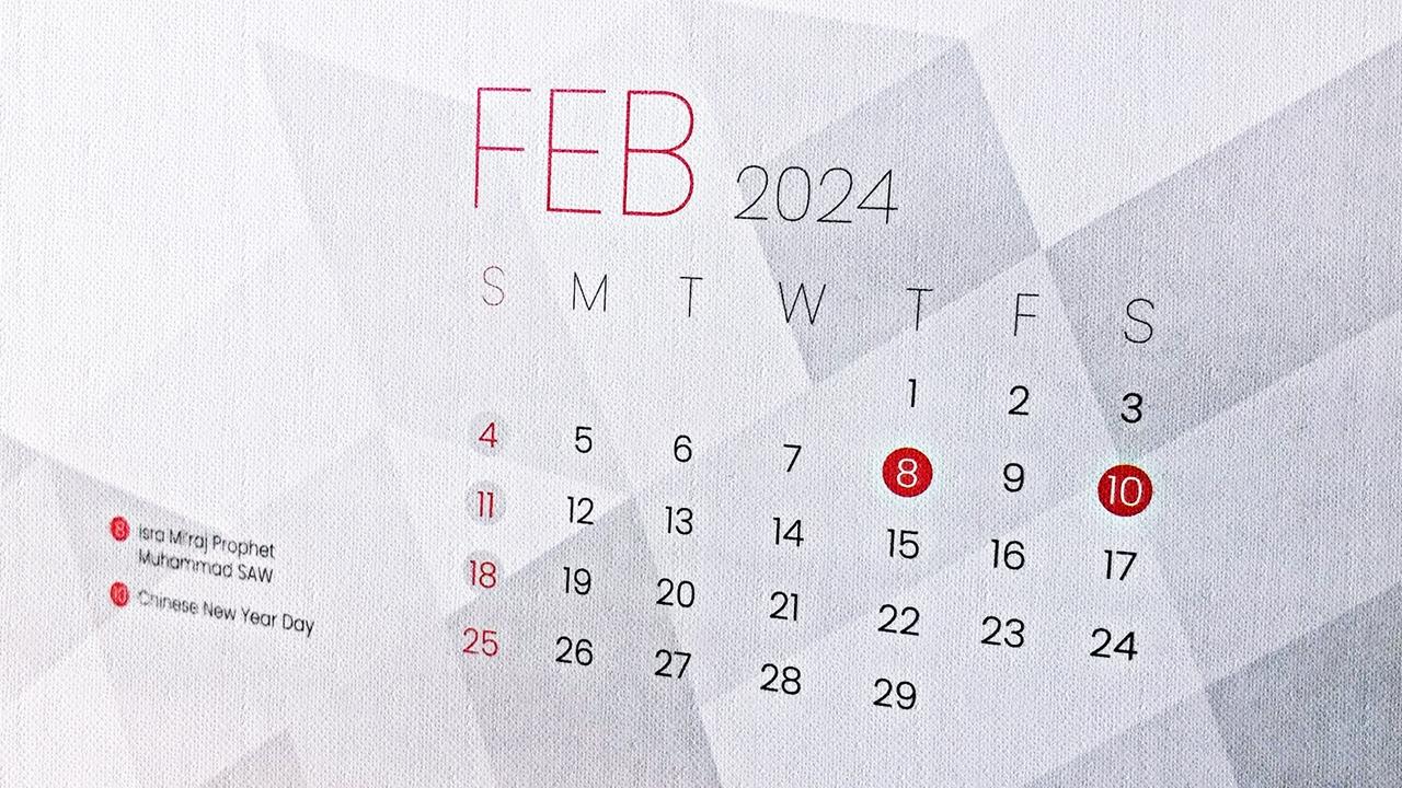 Kalender Jawa Bulan Februari 2024 Tepat Tanggal 20 Rajab - 18 Ruwah ...