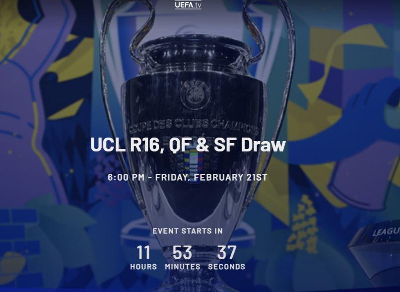 HASIL Drawing Liga Champions Babak 16 Besar Cek Live UEFA Disini ...