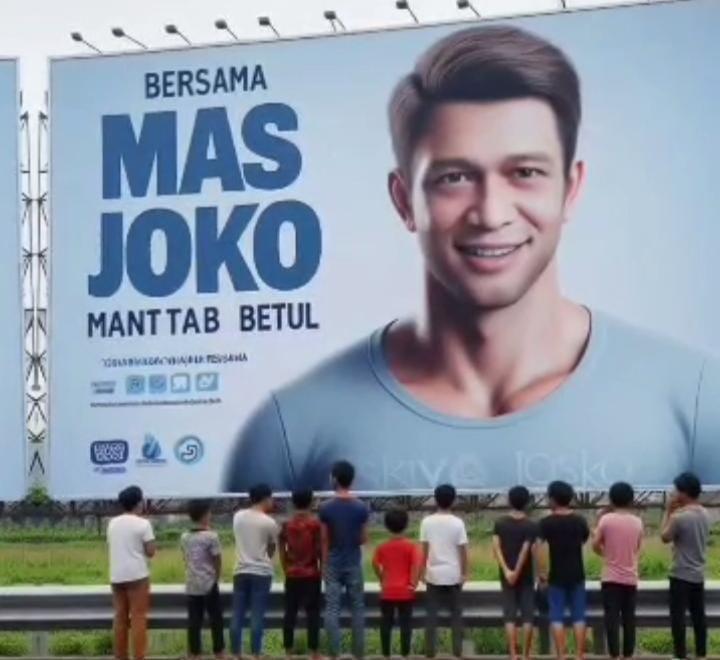 Poster Dukungan Pilkada untuk Joko Purnomo Bersliweran di Media Sosial, Joko : Saya Tidak Tahu ...
