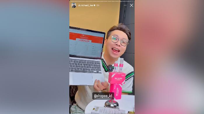 Perdana Live Streaming di Shopee Live, dr. Richard Lee Raih Omzet 8 ...