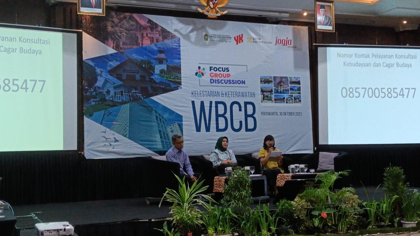Jelang Puncak Apresiasi WBCB 2023 Disbud Kota Yogya Gelar FGD, Wadah Diskusi Para Pelestari WBCB ...