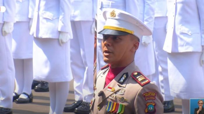 Profil AKP Raden Bimo, Kapolsek jadi Komandan Kompi Paskibraka HUT ke-80 RI, Akpol 2016 ...