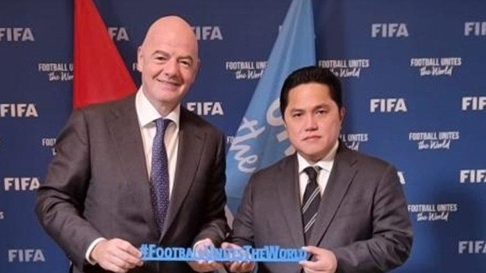 Hasil Lobi Erick Thohir ke Infantino, Indonesia Terhindar dari Sanksi ...