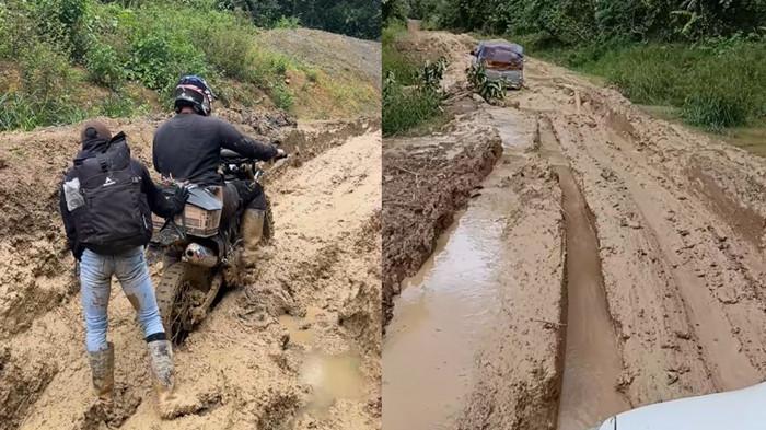 Jalan Rusak di Krayan Selatan Nunukan, Harga Sembako Naik 30 Persen ...